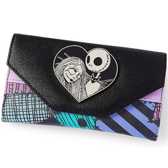 Bioworld | Bags | Jack And Sally Badge Fold Wallet The Nightmare Before ...